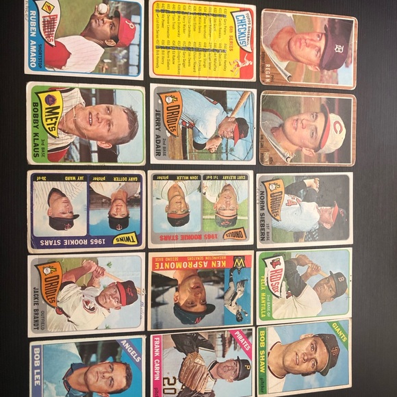 Topps | Other | 5 Vintage 196s Original Topps Baseball Cards | Poshmark